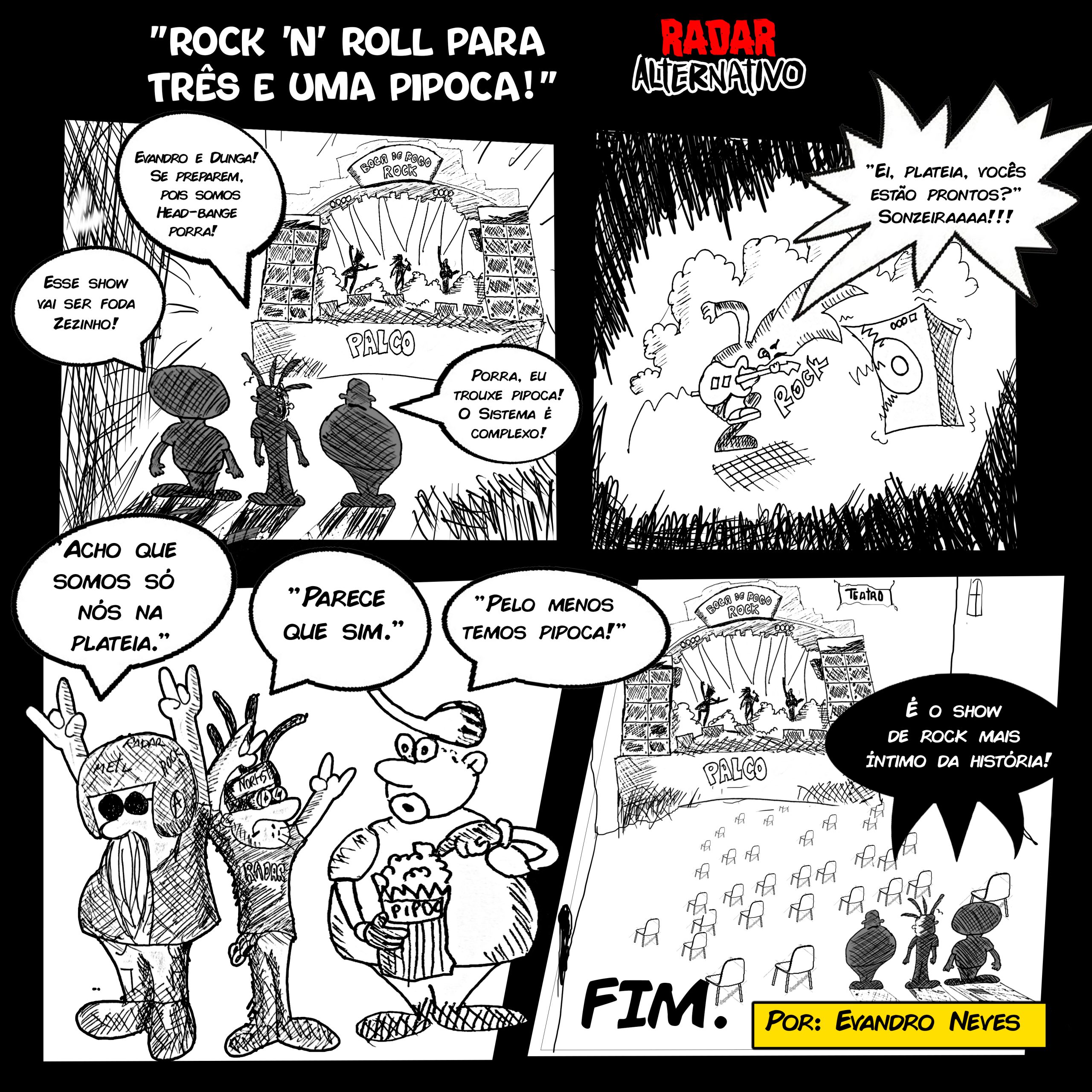 Tirinhas Radar Alternativo toda semana - Radar Alternativo